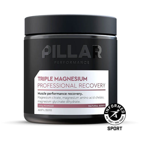 PILLAR Performance Triple Magnesium Powder - Natural Berry – Simply ...
